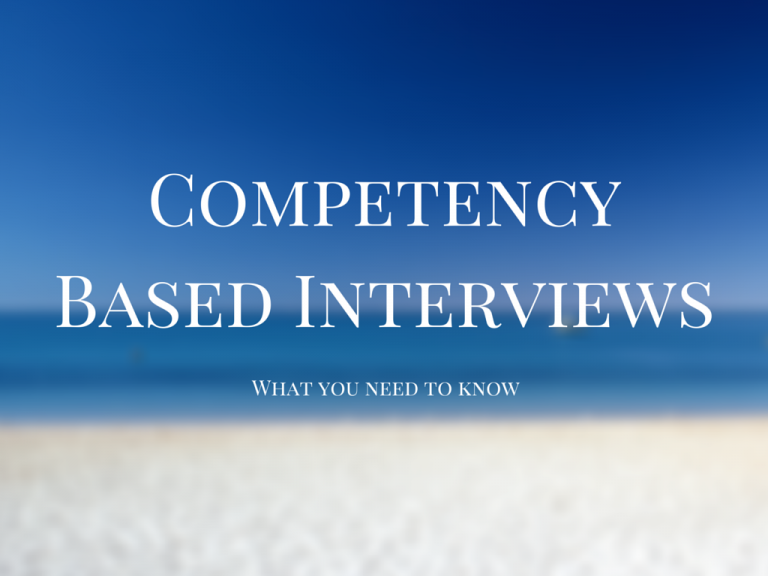 TRAINING ONLINE COMPETENCY BASED INTERVIEW