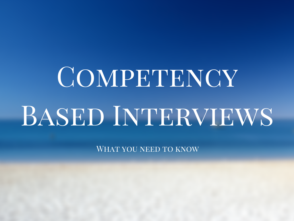 TRAINING ONLINE COMPETENCY BASED INTERVIEW
